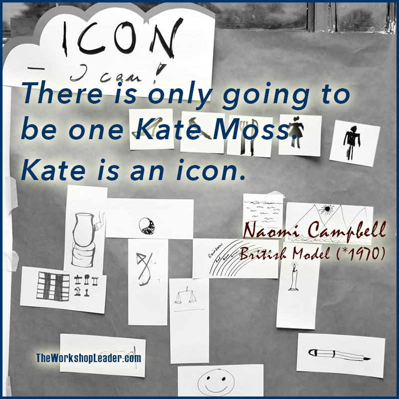 Icon – I can! A drawing energizer to get to the essence of something